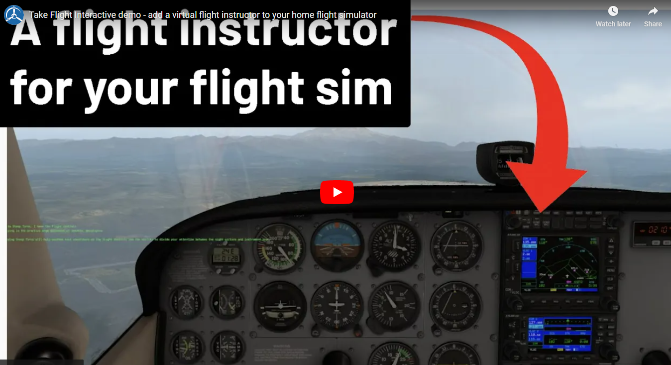 Take Flight Interactive demo - add a virtual flight instructor to your ...